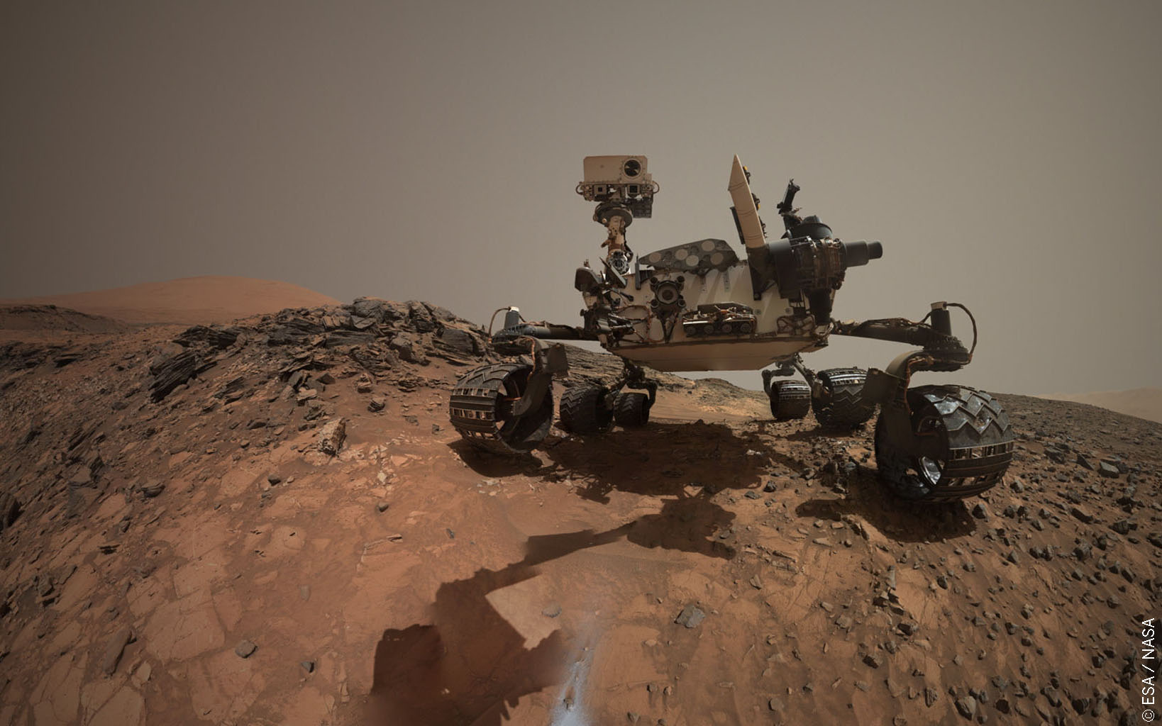 High Gain Antenna Gimbal (HGAG) for the rover Curiosity of the Mars ...