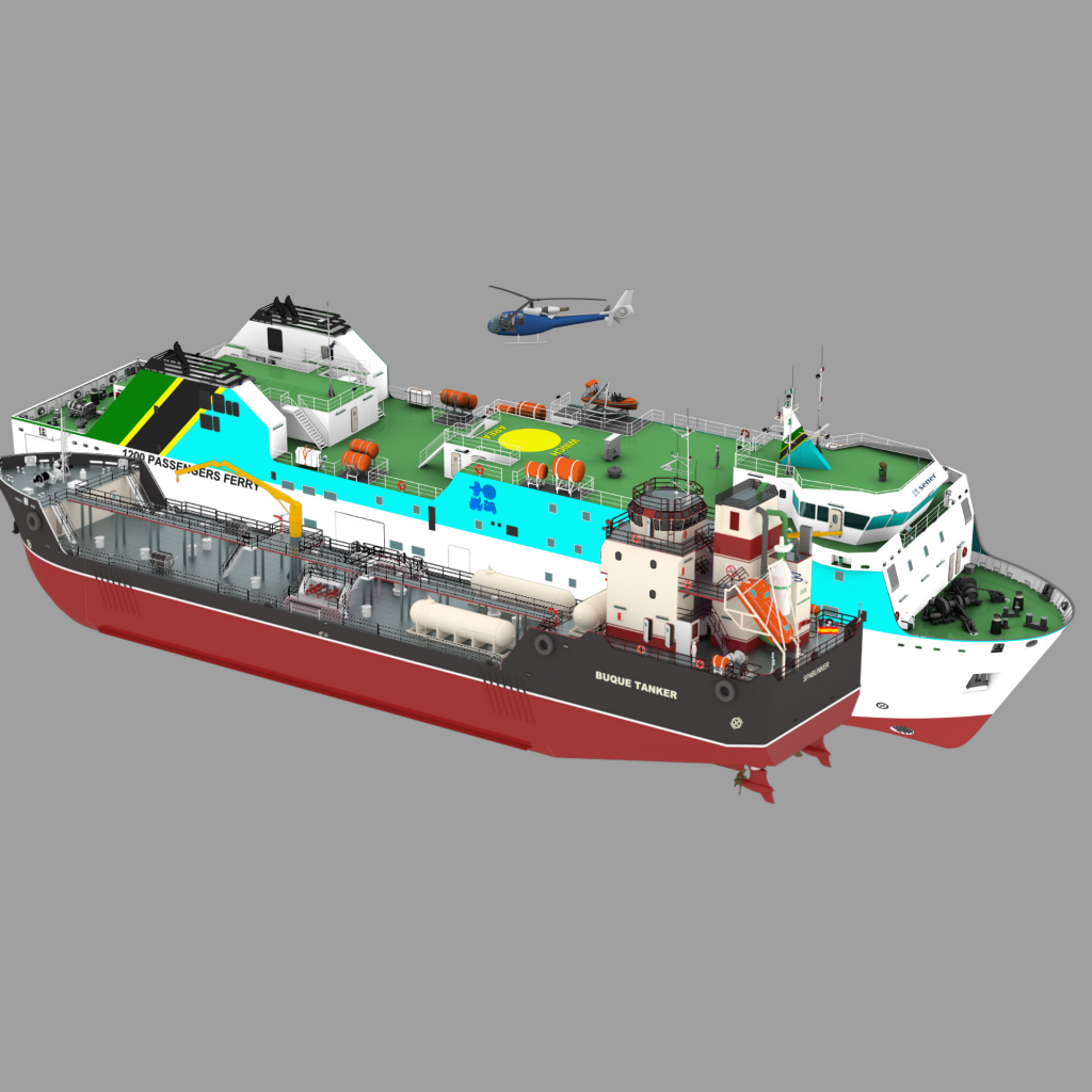 Capturadores de carbono: buque tanker multicombustible sostenible - Sener