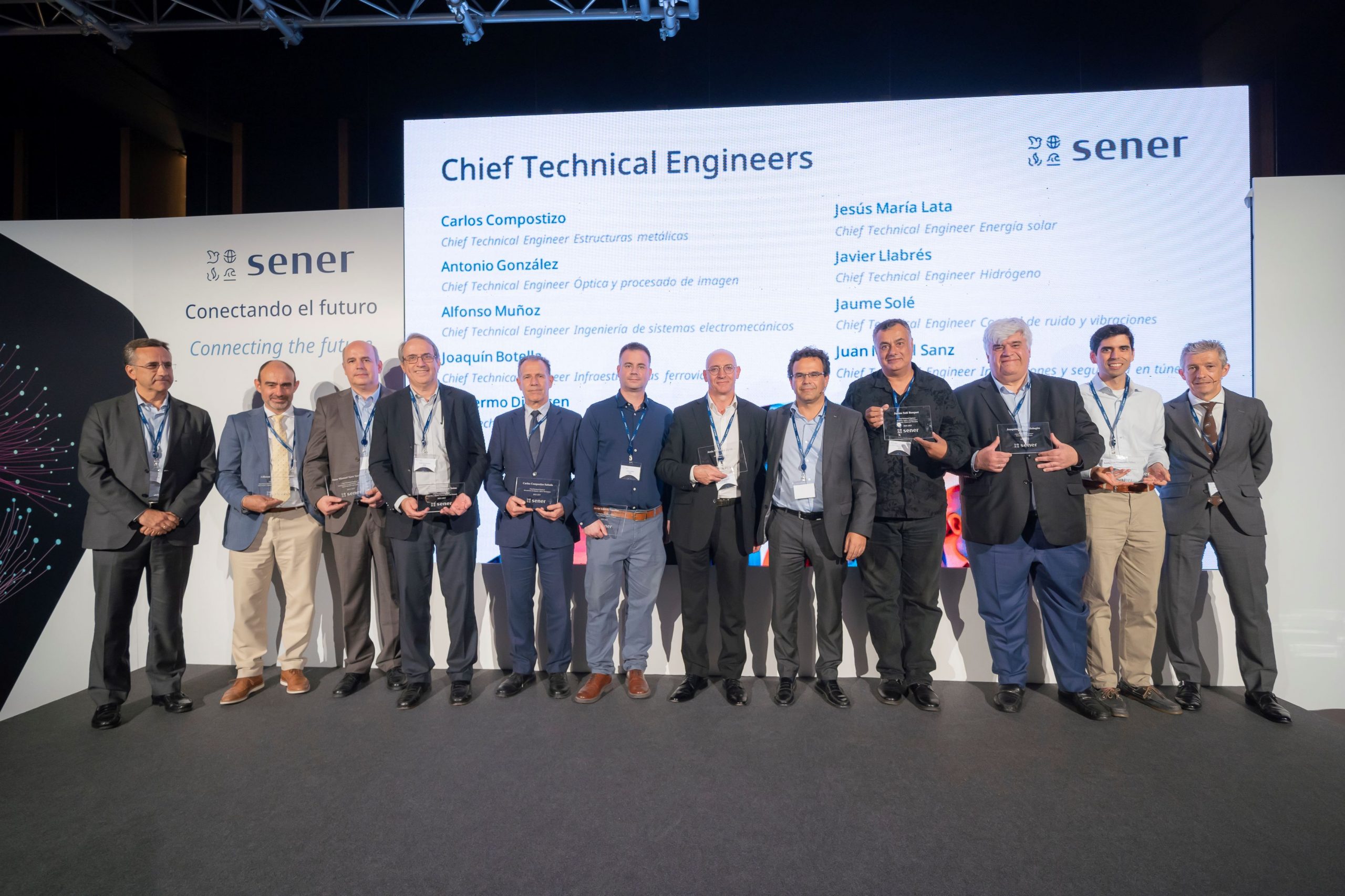 Sener reconoce la excelencia técnica de sus CTE 2023-2025