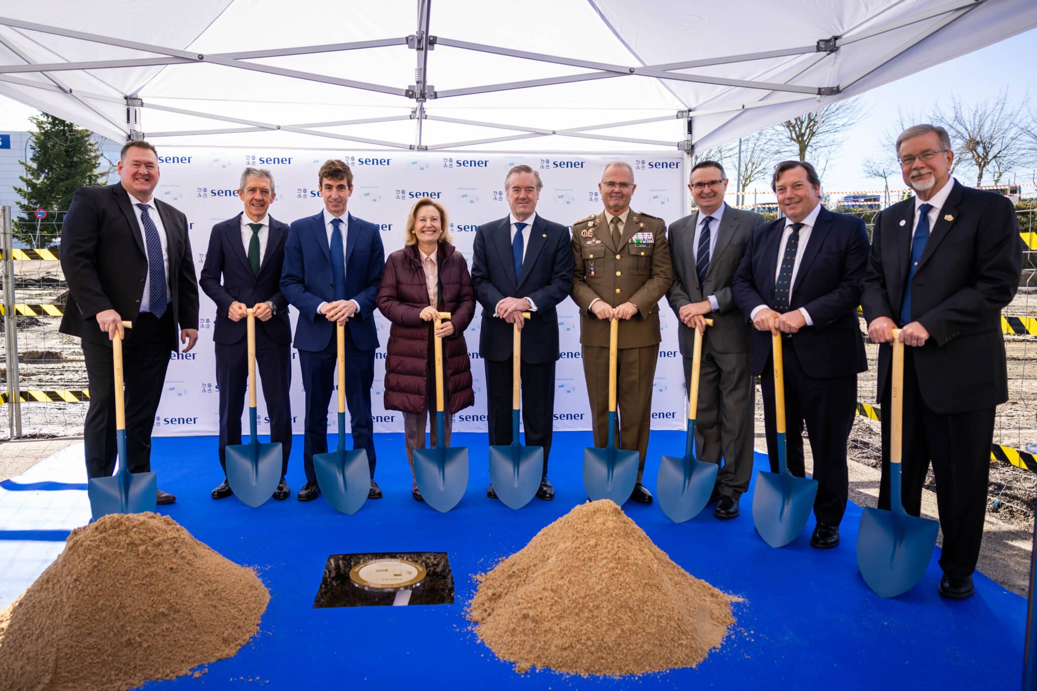 The Secretary of State for Defence presides over the groundbreaking ...